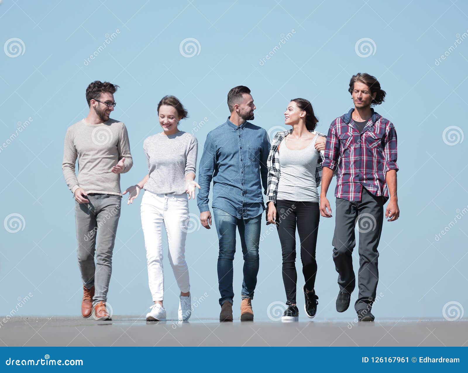 Team of Creative Young People .outdoors Stock Image - Image of ...