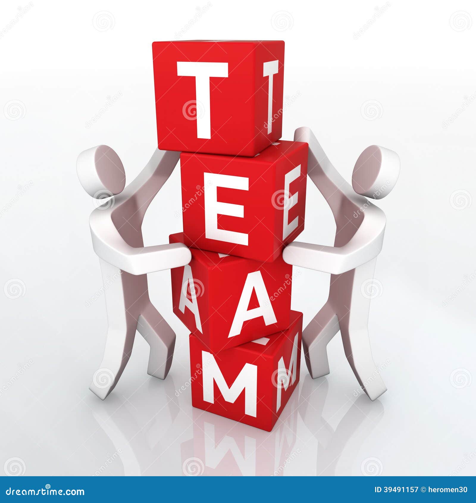 Team cube concept stock illustration. Illustration of control - 39491157