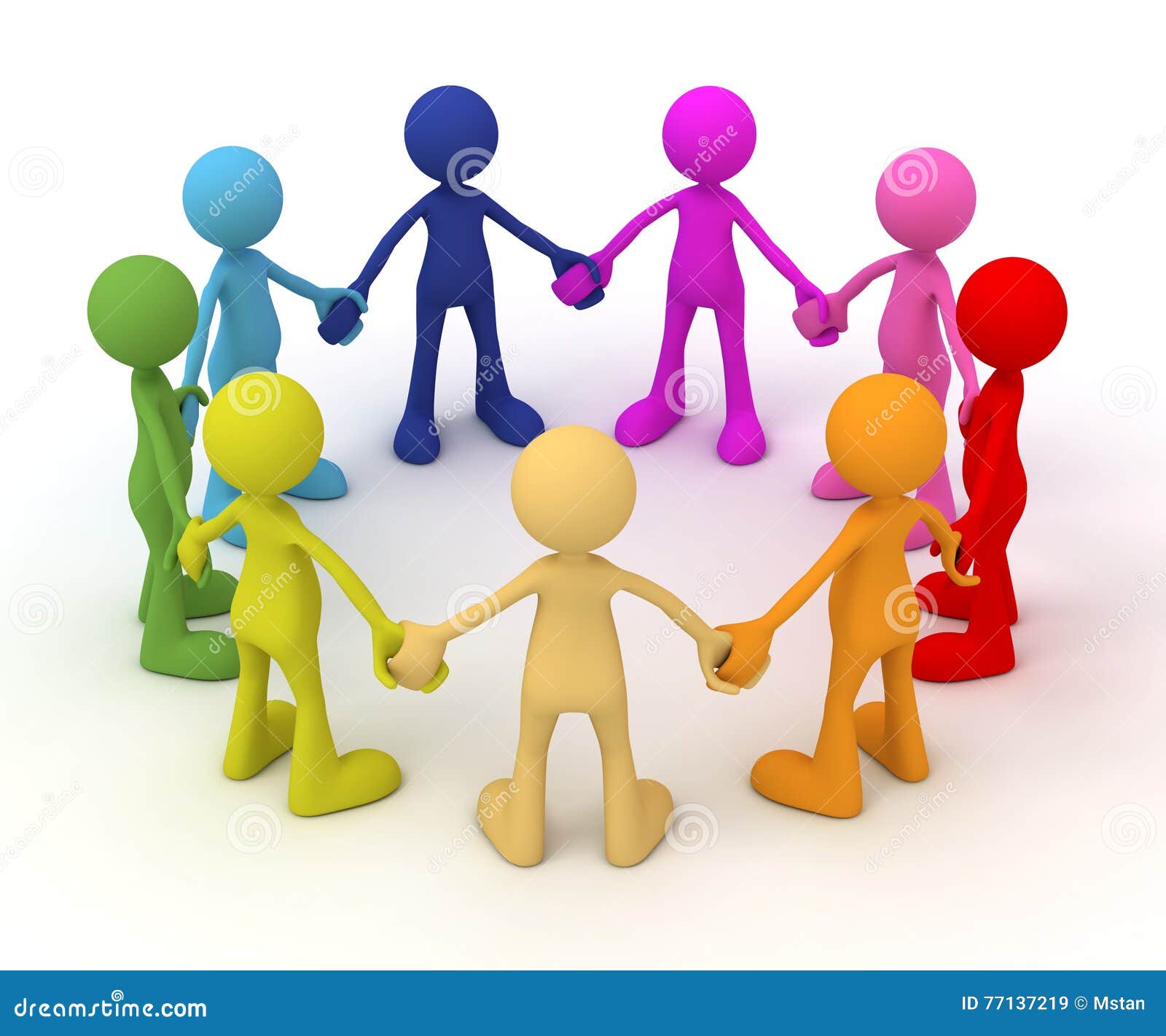 Team 3d illustration stock illustration. Illustration of plan - 77137219