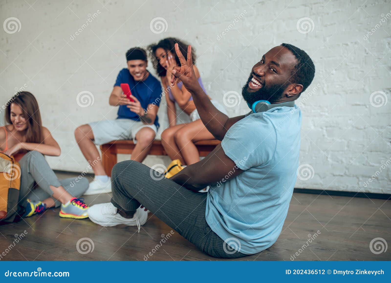 Team of Dancers Having Fun after the Rehearsal Stock Photo - Image of ...