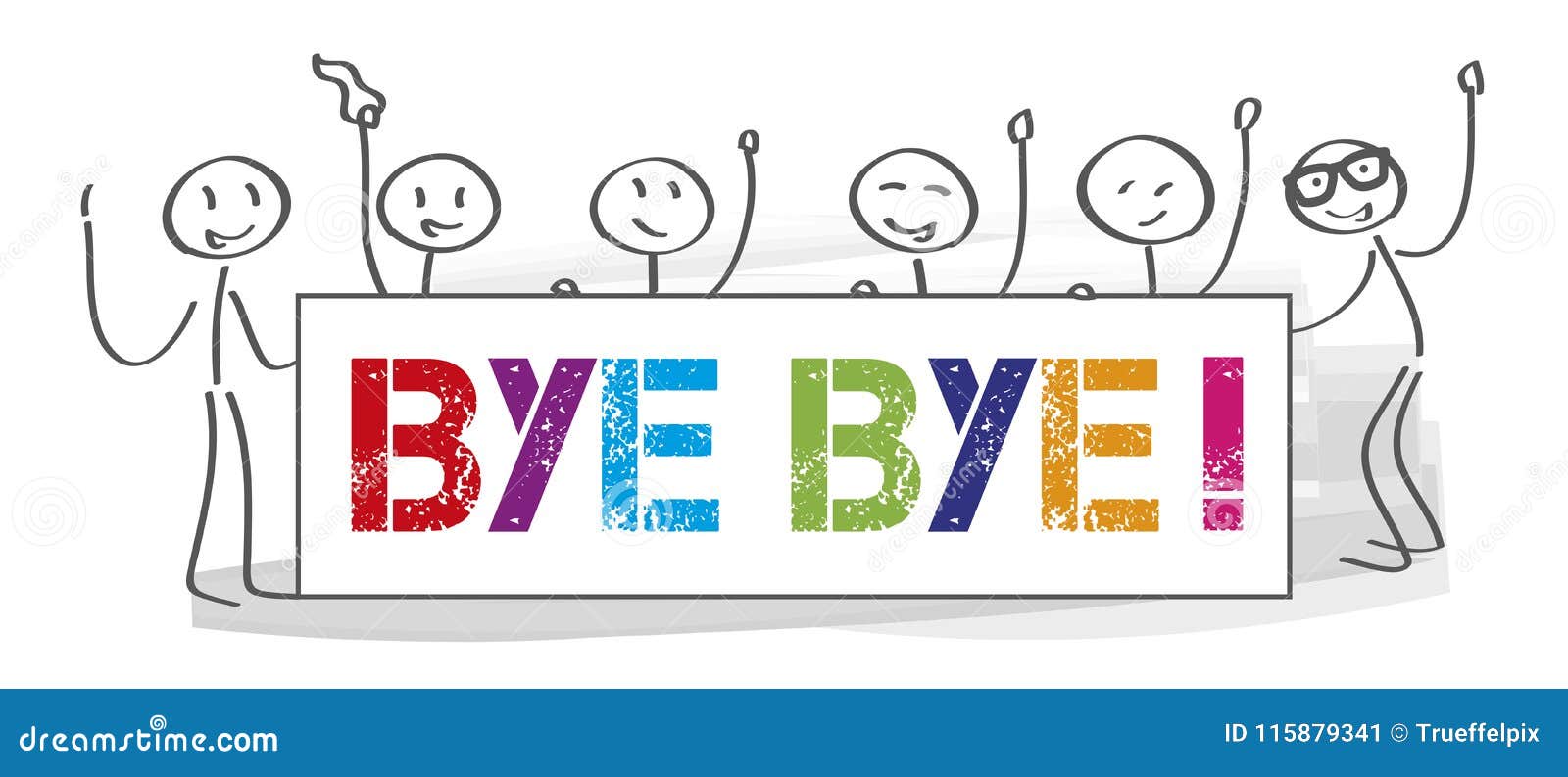Team, Das Abschied Nimmt - Illustration Vektor Abbildung - Illustration ...