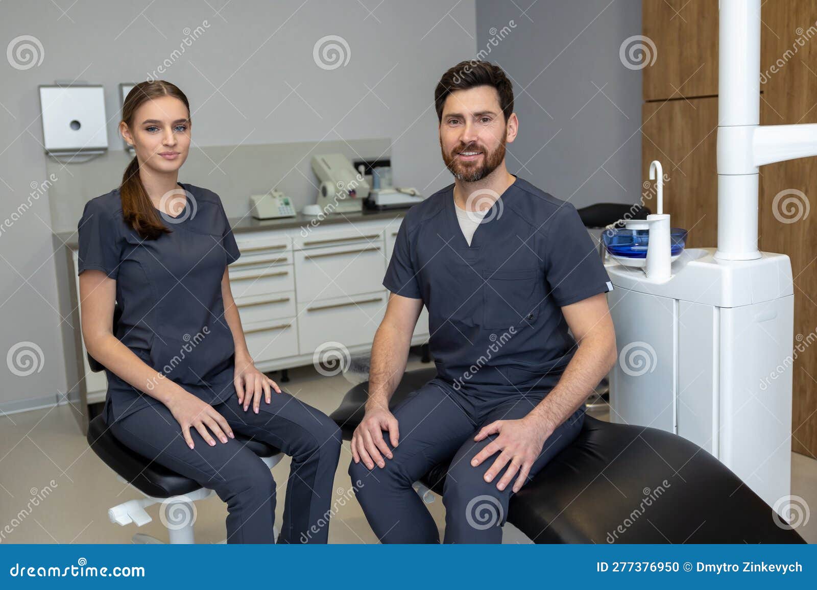 Team of Dentists Posing in Dentistry Stock Photo - Image of healthcare ...