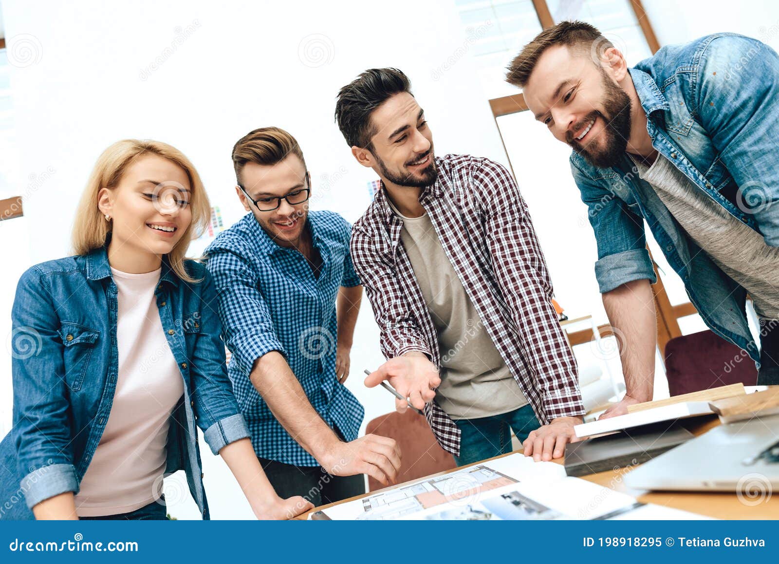 Working Hours of Designers Who Work. Stock Image - Image of individual ...