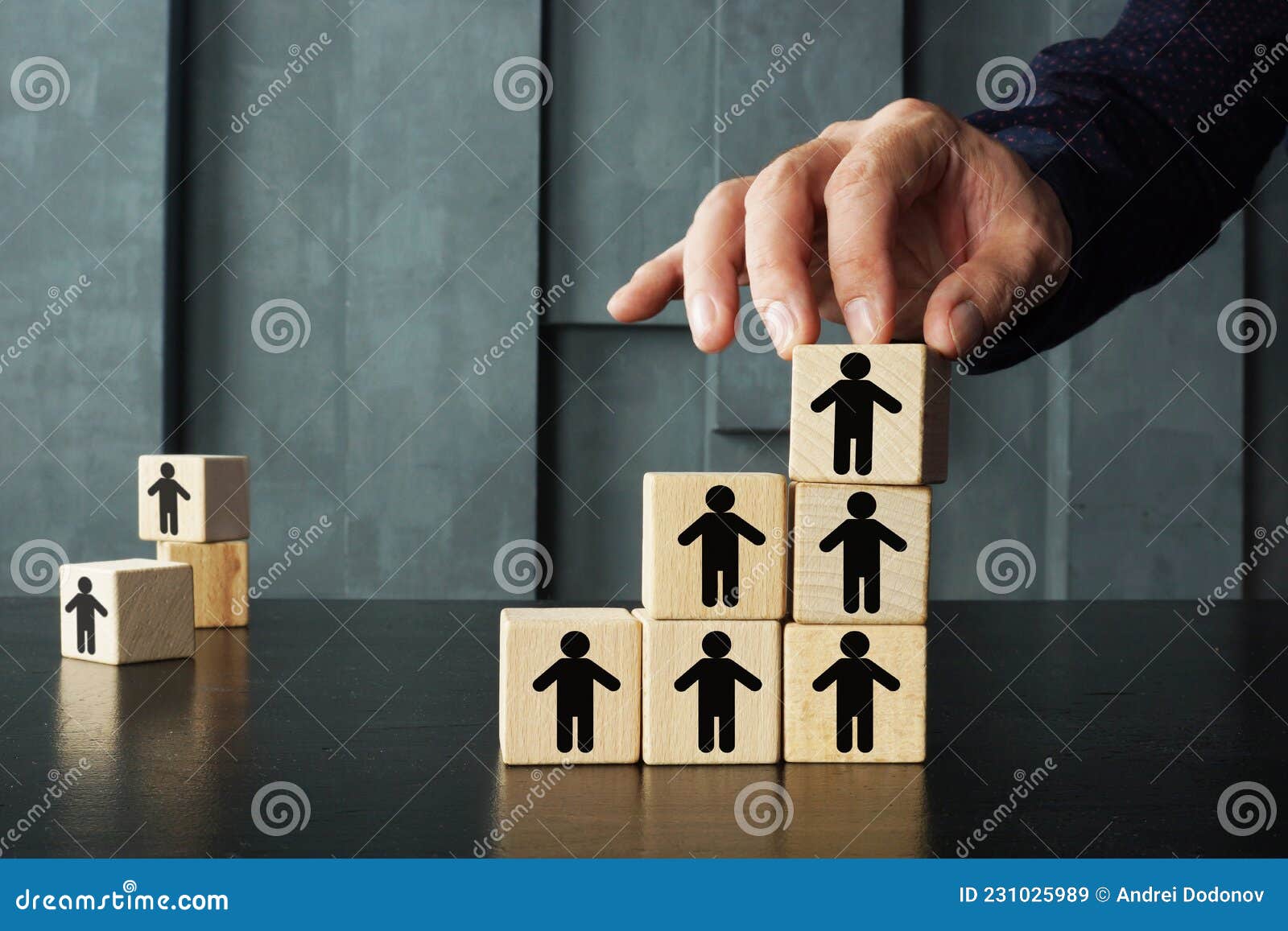 Team Development is Shown on the Business Photo Using the Text Stock ...