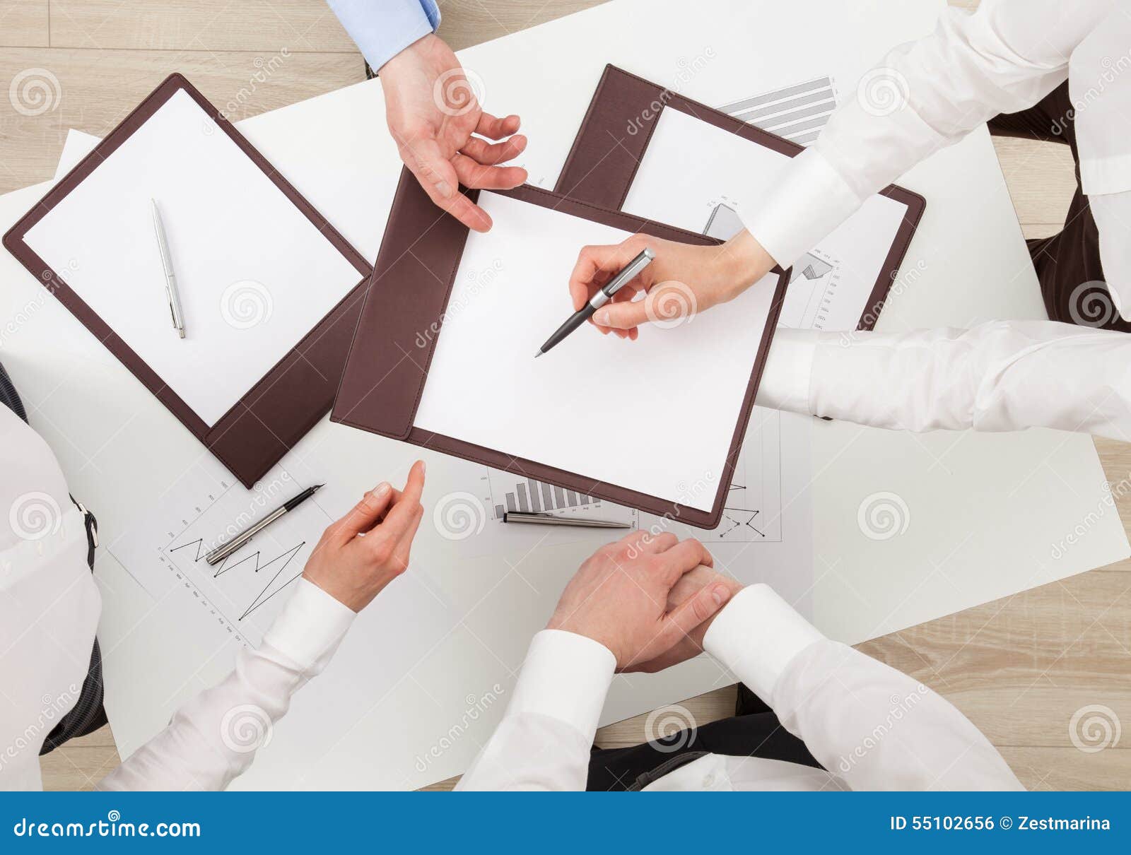 Team Discussion a New Project Stock Photo - Image of discuss, team ...