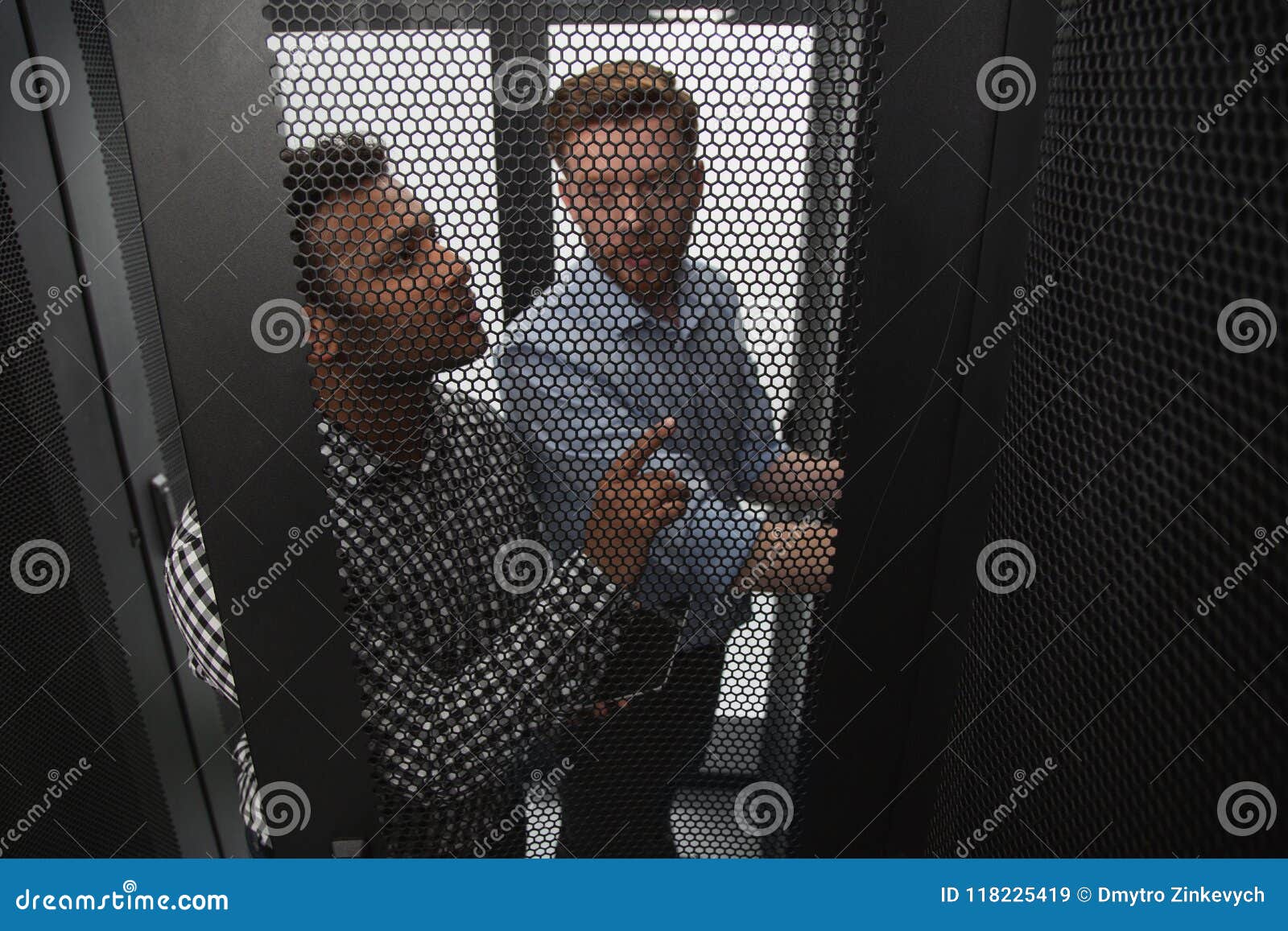 Professional Two Colleagues Solving Problem Stock Image - Image of ...