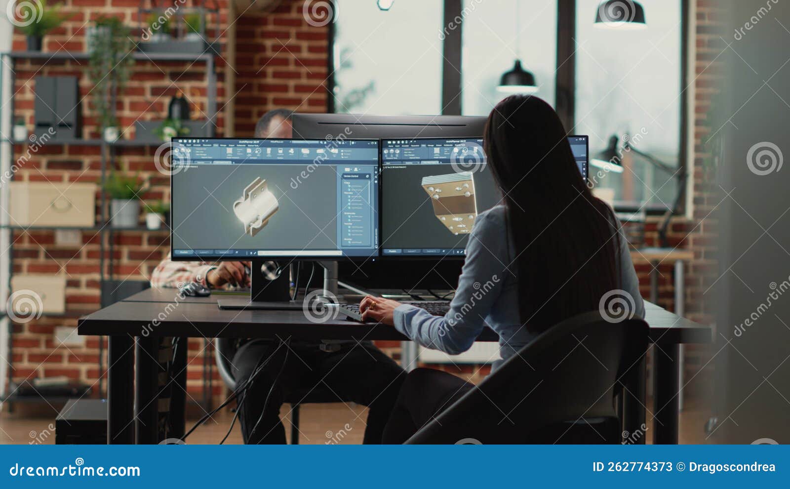 Team of Diverse Women Brainstorming Ideas To Develop Industrial Clamp ...