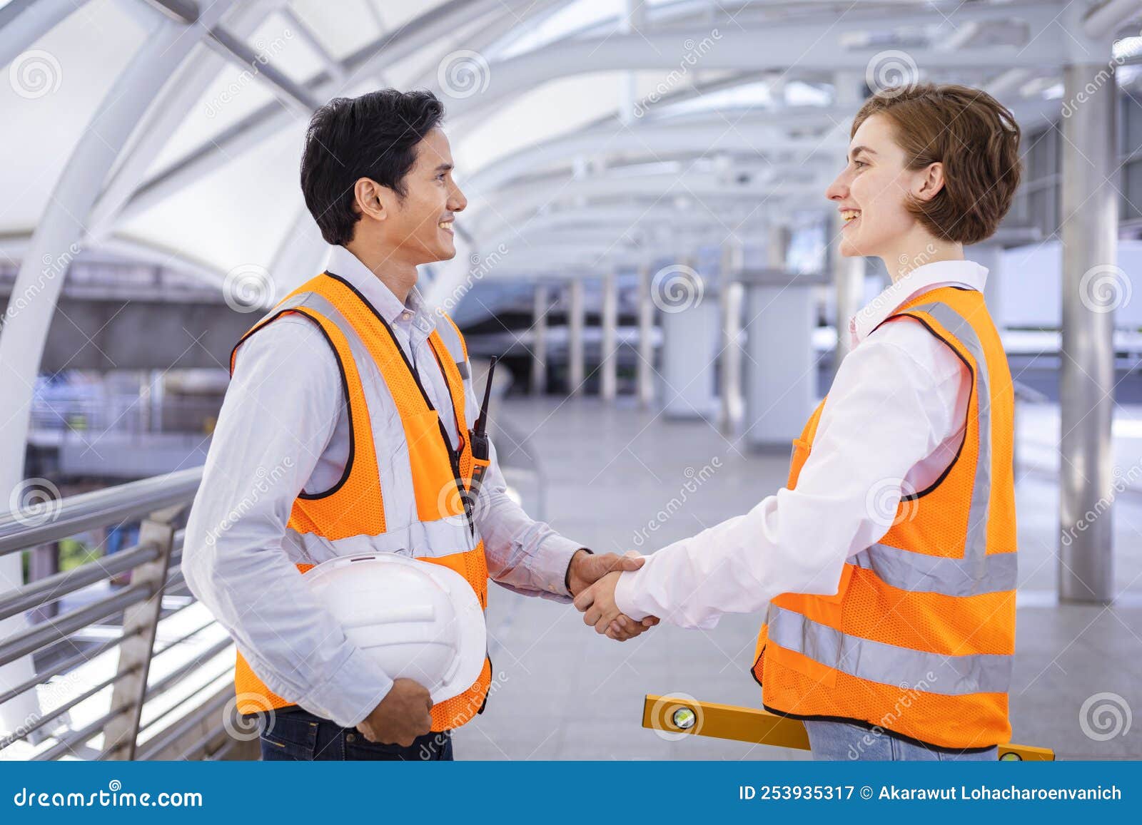 Team of Diversity Engineer is Having and Handshake after Done ...