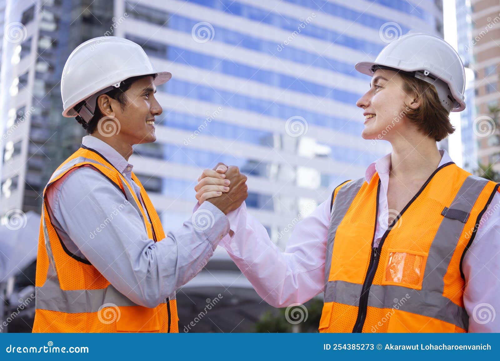 Team of Diversity Engineer is Having and Handshake after Done ...