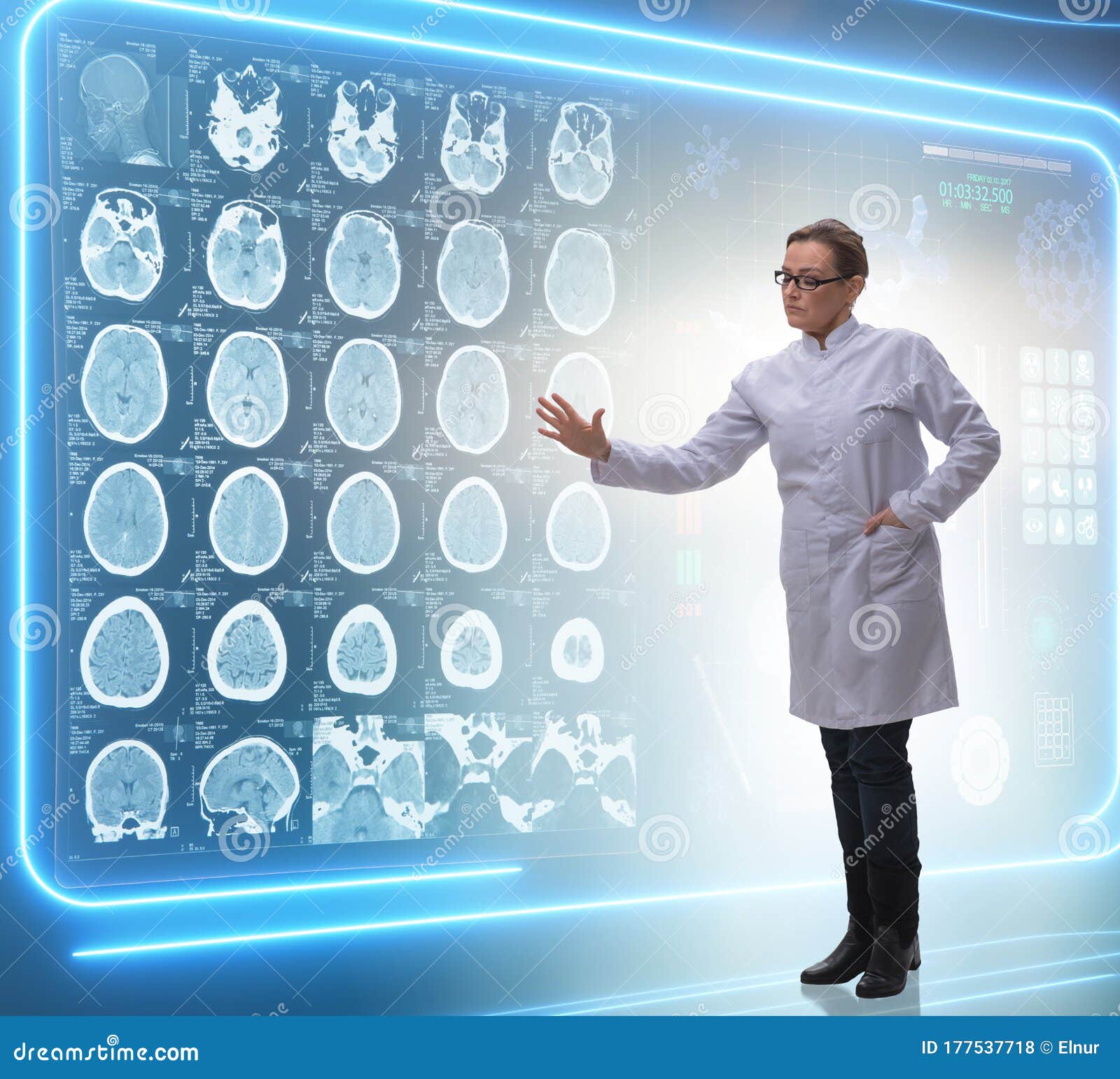 Team of Doctor in Remote Diagnostics Examination Concept Stock Photo ...