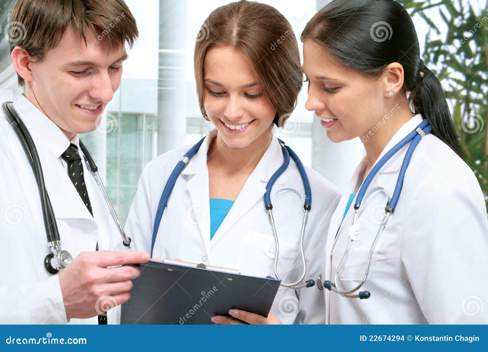 Team of doctors stock photo. Image of portrait, clean - 22674294