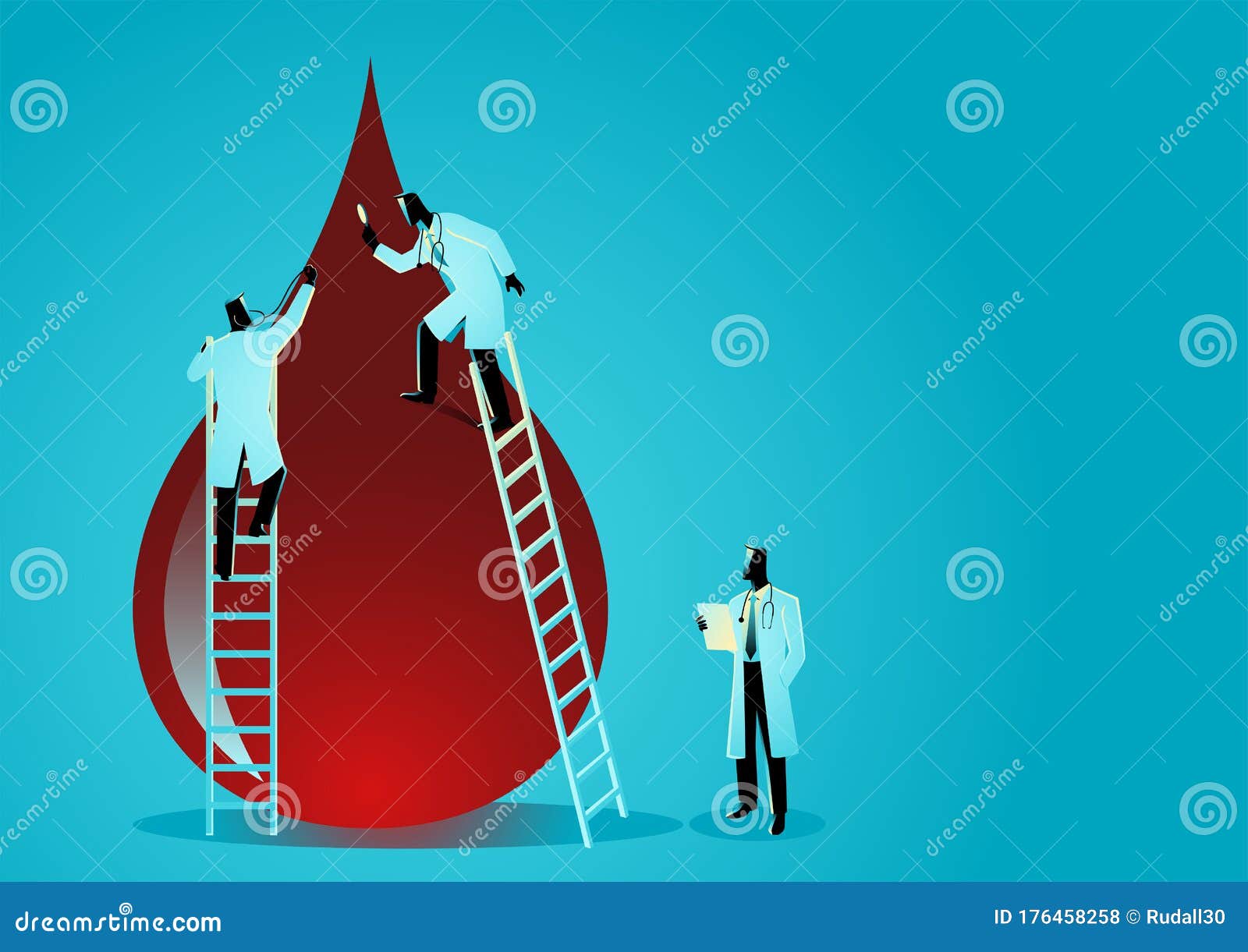 Hematologist Vector. Cartoon | CartoonDealer.com #114648812