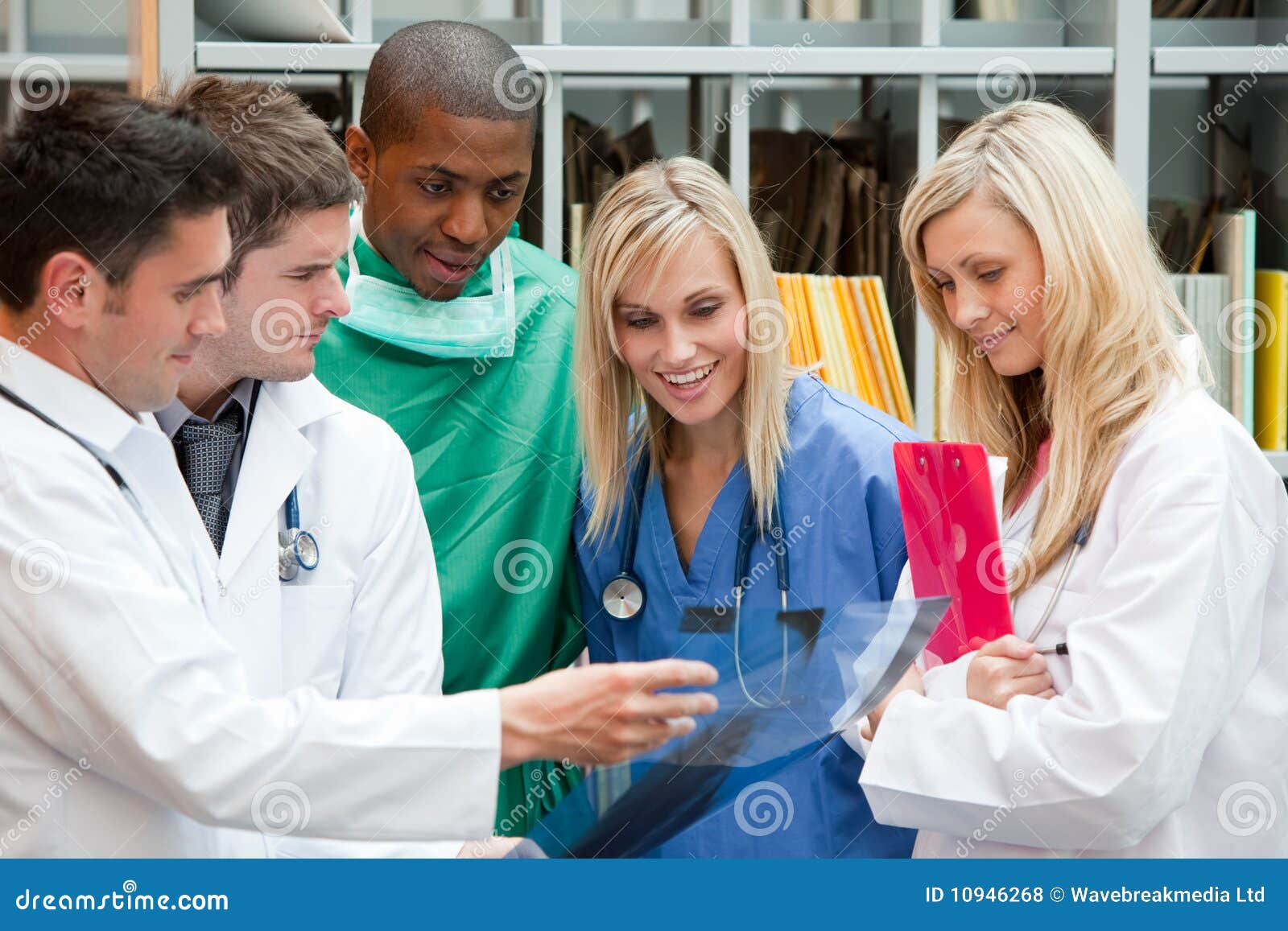 Team doctors in a hospital stock photo. Image of confident - 10946268