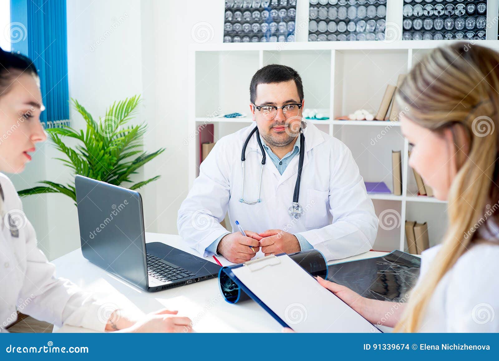 Team of Doctors at Working Place Stock Photo - Image of team ...