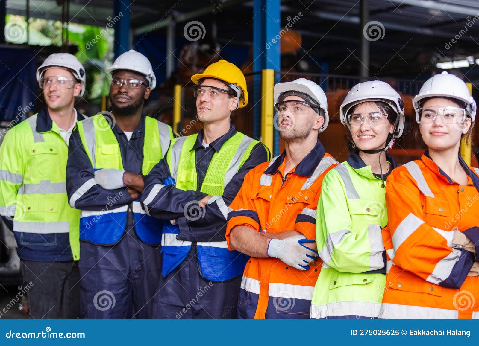 Team Engineering Worker Technician, Workshop Manufacturing, Teamwork in ... Team Engineering Worker Technician, Workshop Manufacturing, Teamwork in ...