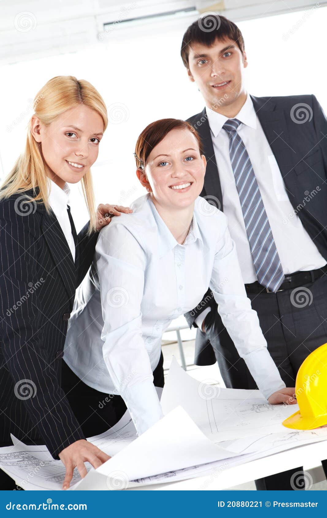 Team of engineers stock image. Image of expertise, paper - 20880221