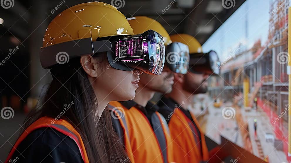 Engineers Utilizing Augmented Reality for AI Driven Construction Site ...