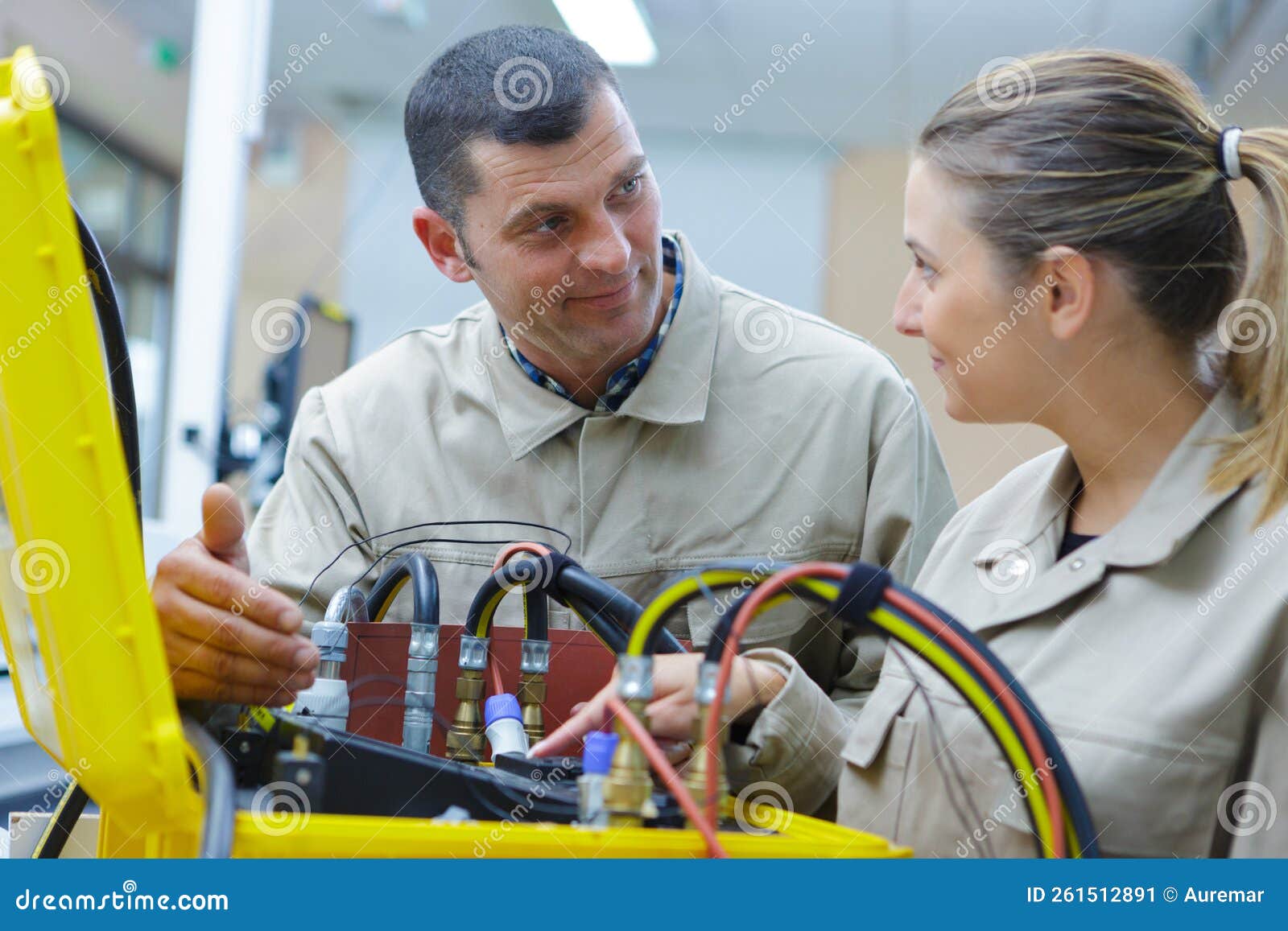 Team Engineers Working Together Stock Image - Image of white, system ...