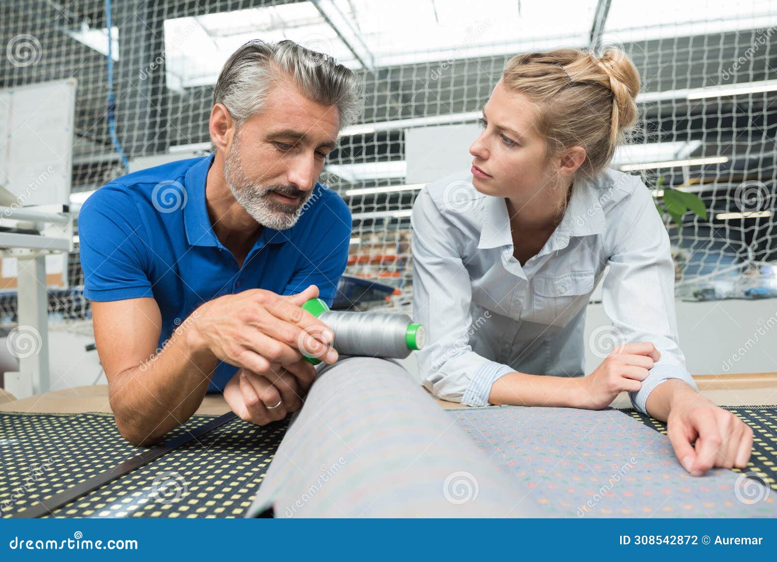 Team Factory Workers Having Conversation Stock Photo - Image of ...