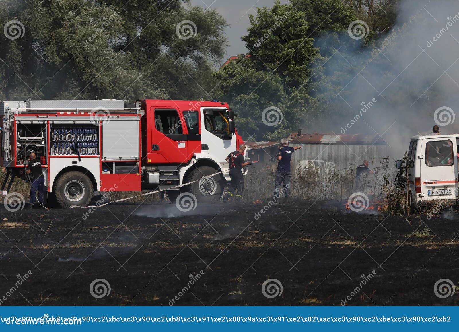 A Team of Firefighters Extinguished a Fire Near the Southern Ring Road ...