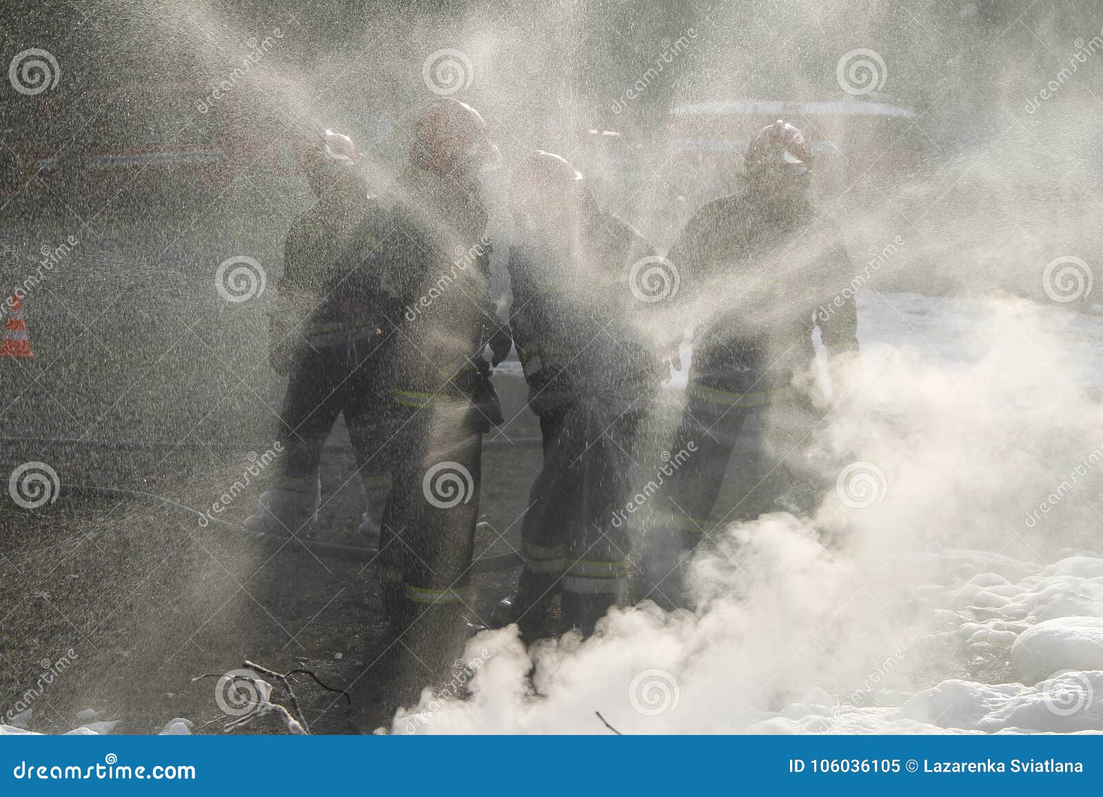 Smoke from a fire editorial image. Image of fumes, firefighting - 106036105
