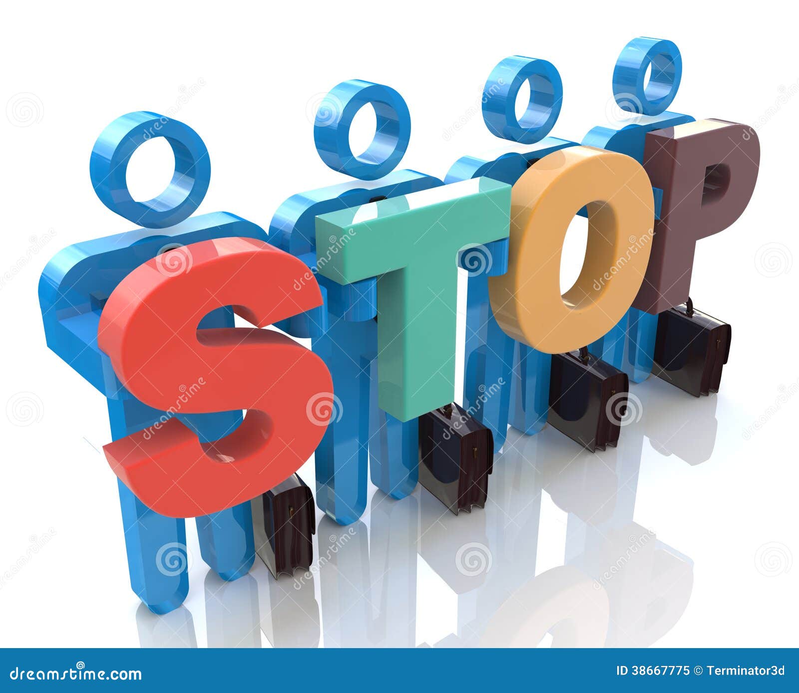 Team Forming STOP Word - Stock Image Stock Illustration - Illustration ...