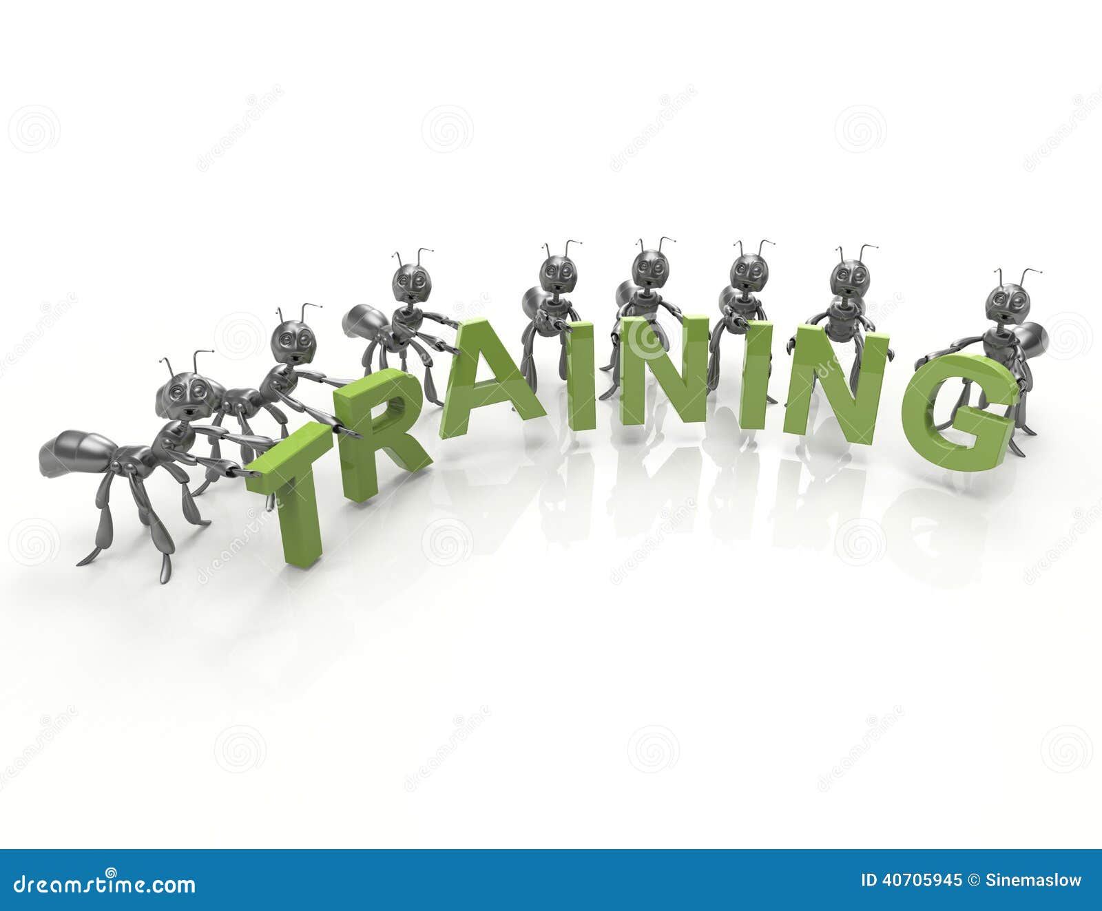 Team forming Training word stock illustration. Illustration of green ...