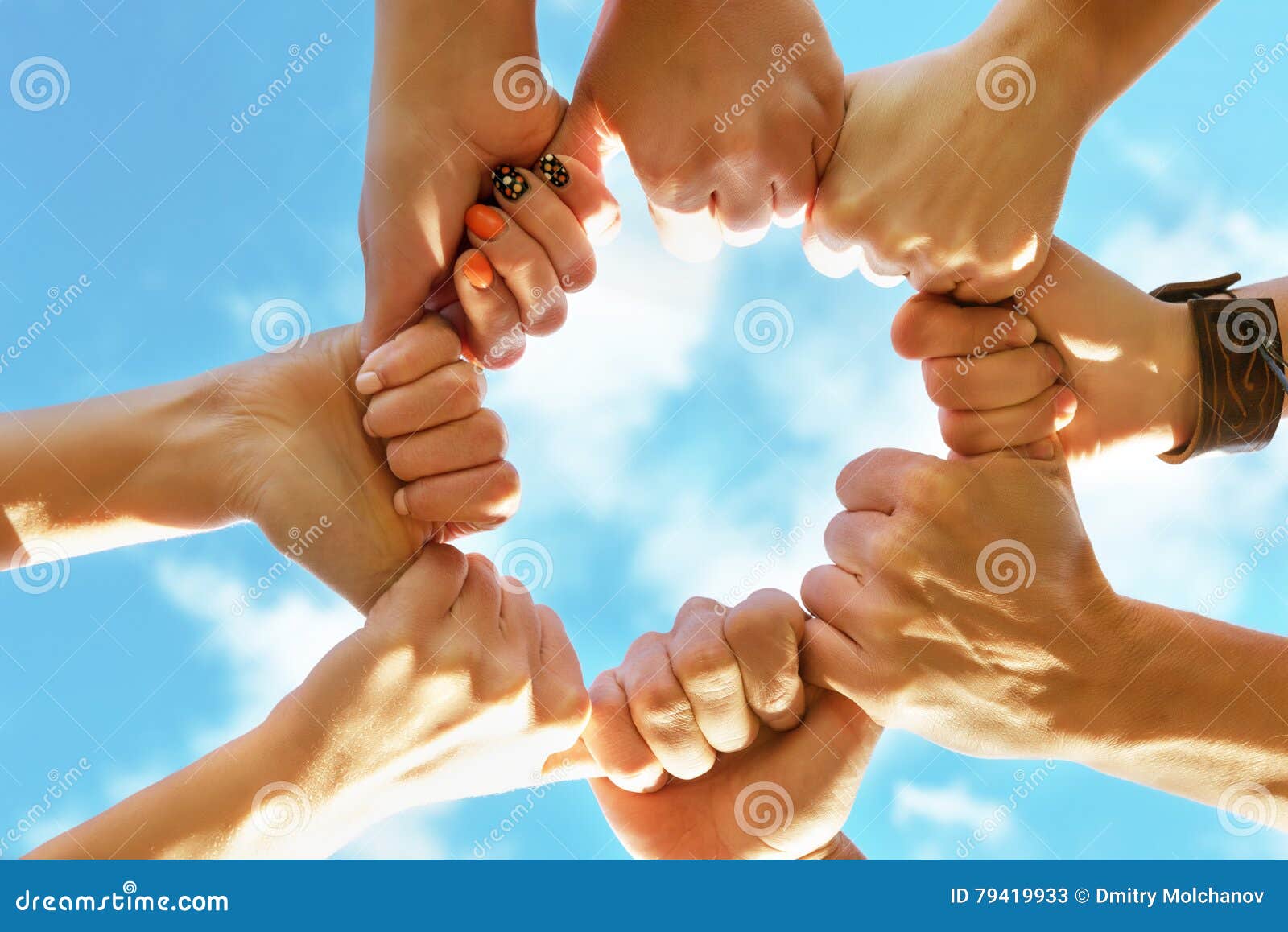 Team Friendship Teamwork Hands Concept Stock Image - Image of handshake ...