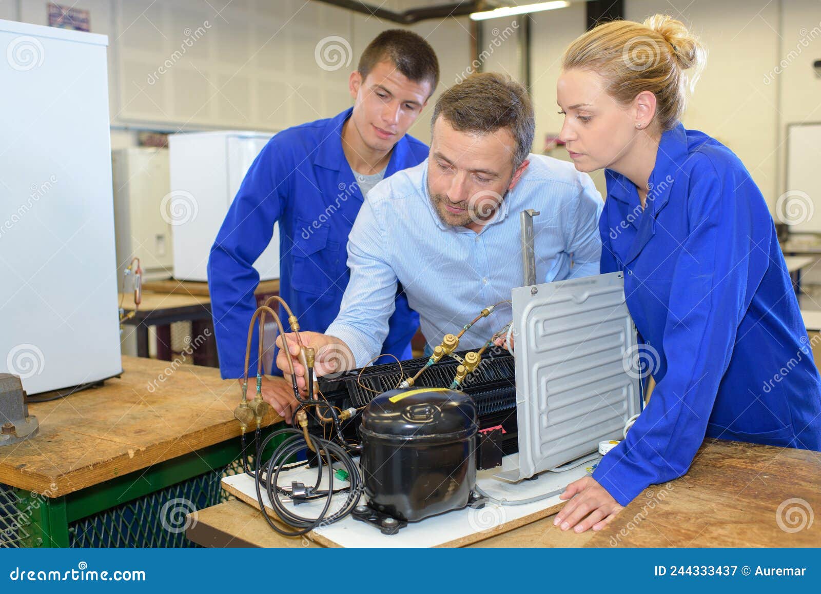 Team Future Electronic Assembler Stock Image - Image of teacher ...