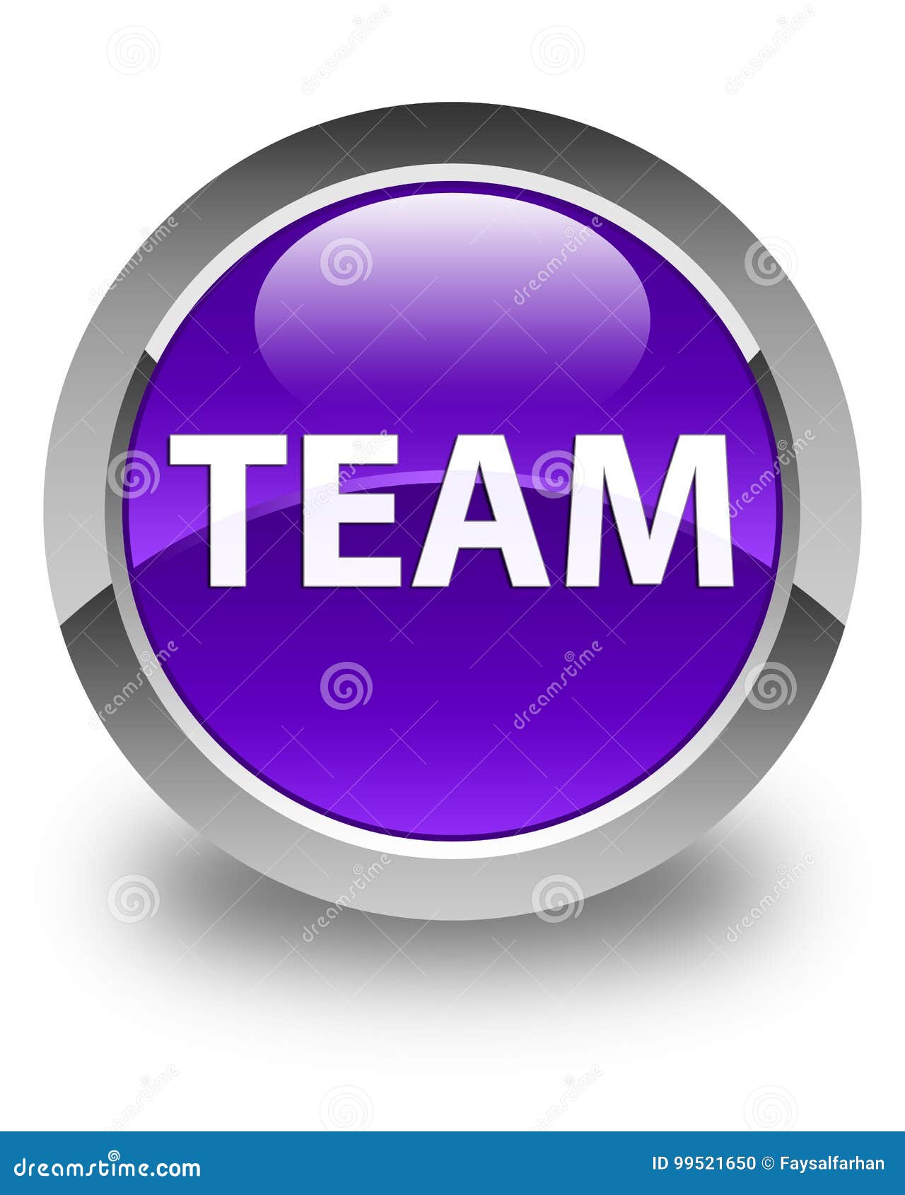 Team Glossy Purple Round Button Stock Illustration - Illustration of ...