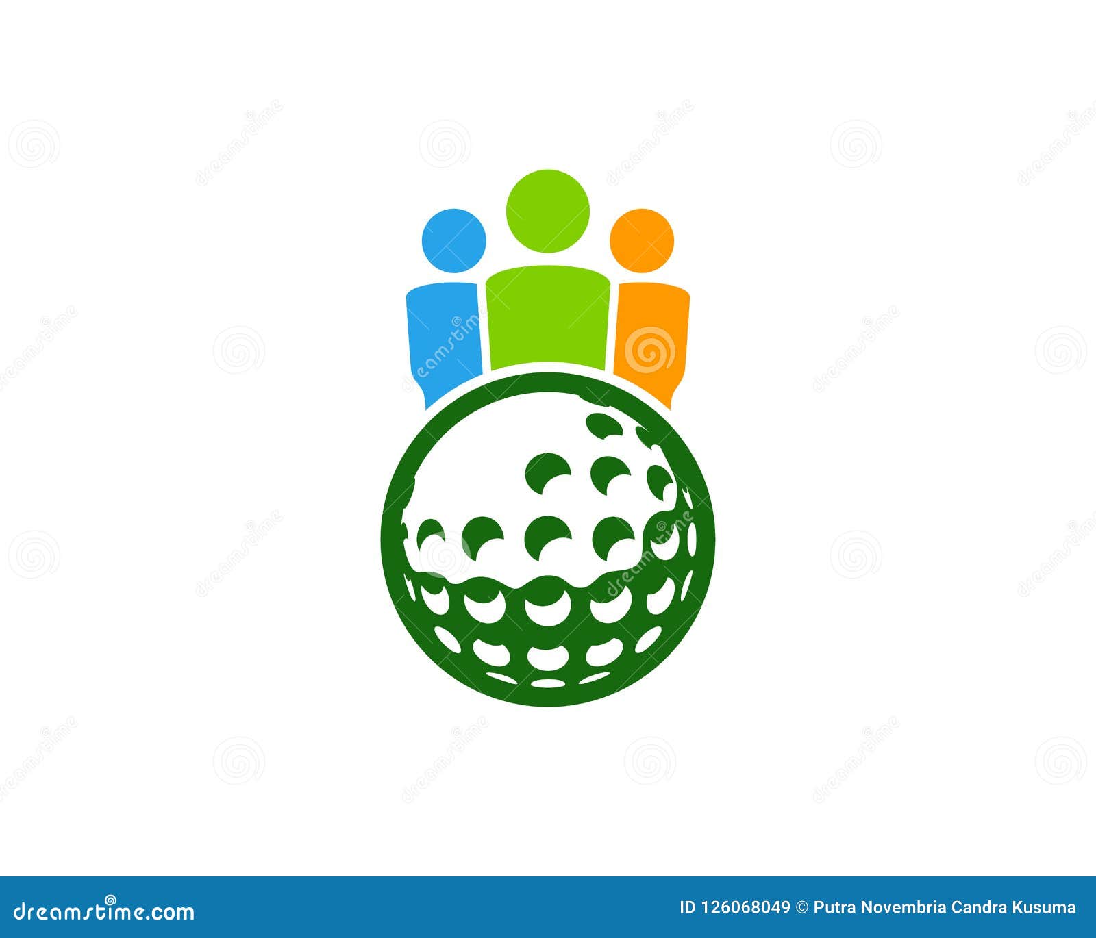 Team Golf Logo Icon Design stock vector. Illustration of creative ...