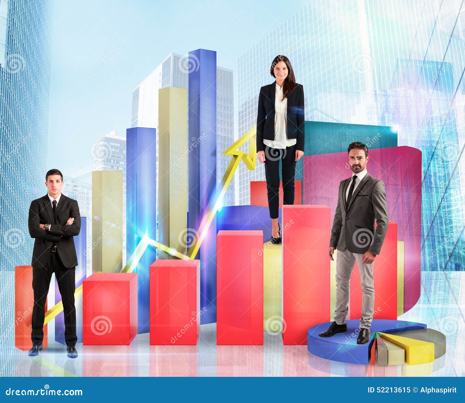 Team on graphs stock image. Image of analysis, database - 52213615