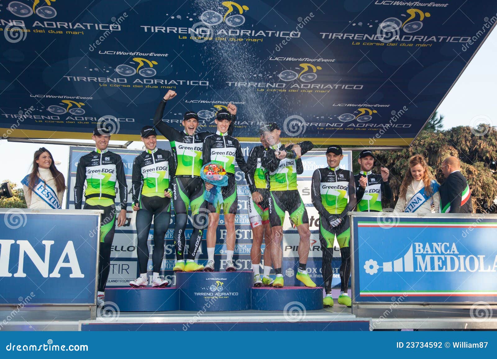 Team Greenedge, Winner of the Stage Editorial Photography - Image of ...