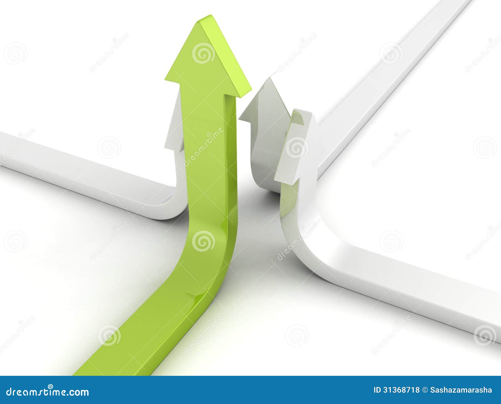 Green Leader Arrow Royalty-Free Stock Photography | CartoonDealer.com ...