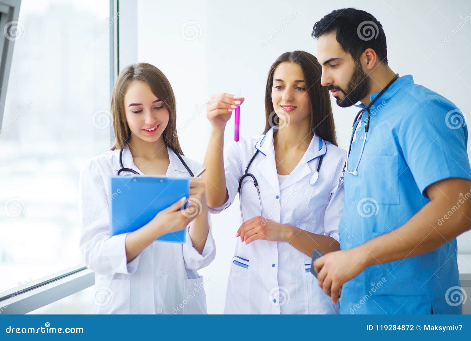 Team or Group of Doctors Working Stock Photo - Image of cardiologists ...