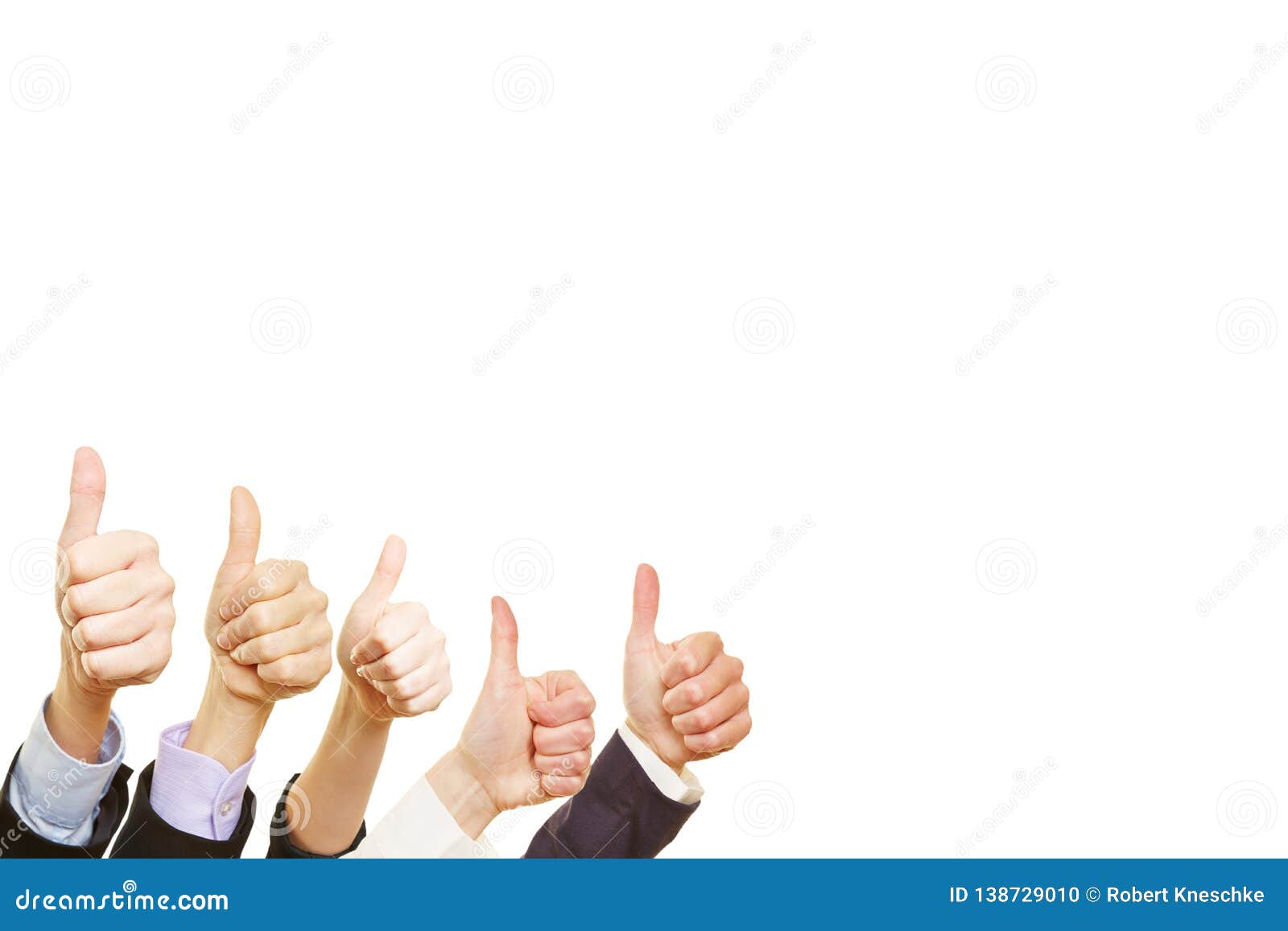 Team group with thumbs up stock photo. Image of praise - 138729010