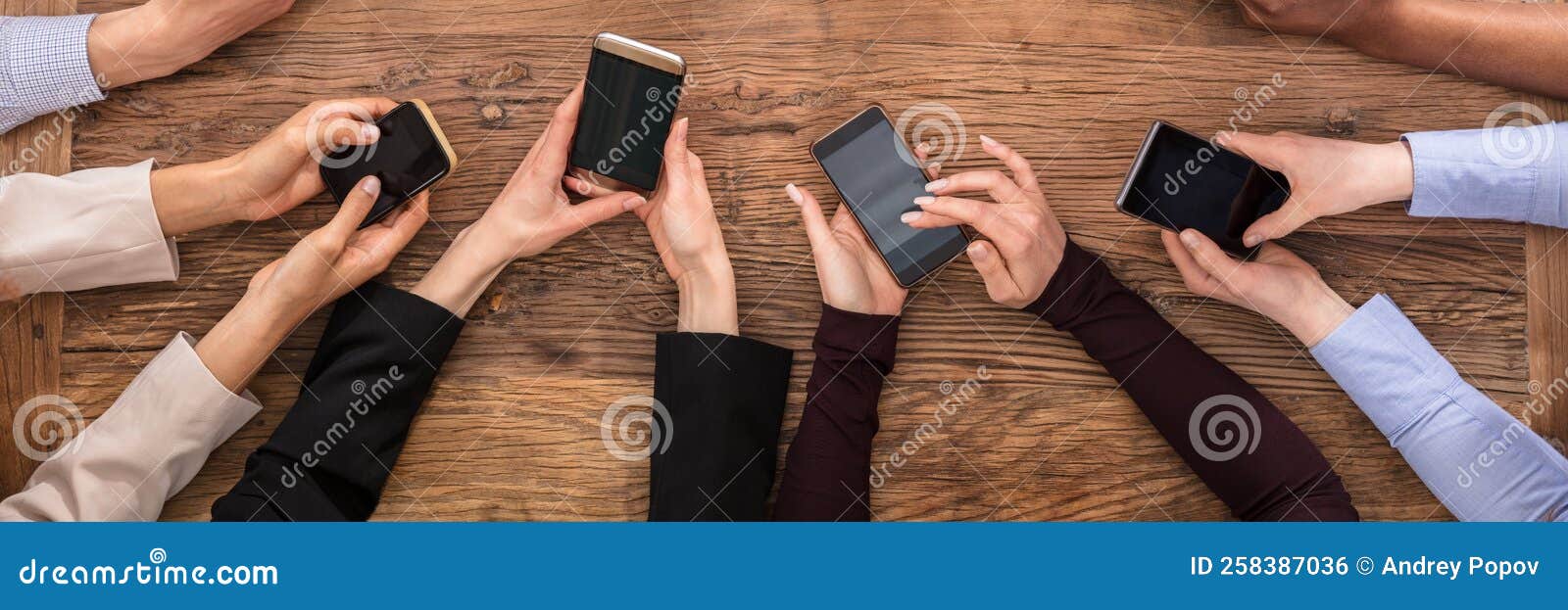 Team Group Using Mobile Phones Stock Photo - Image of space, employee ...