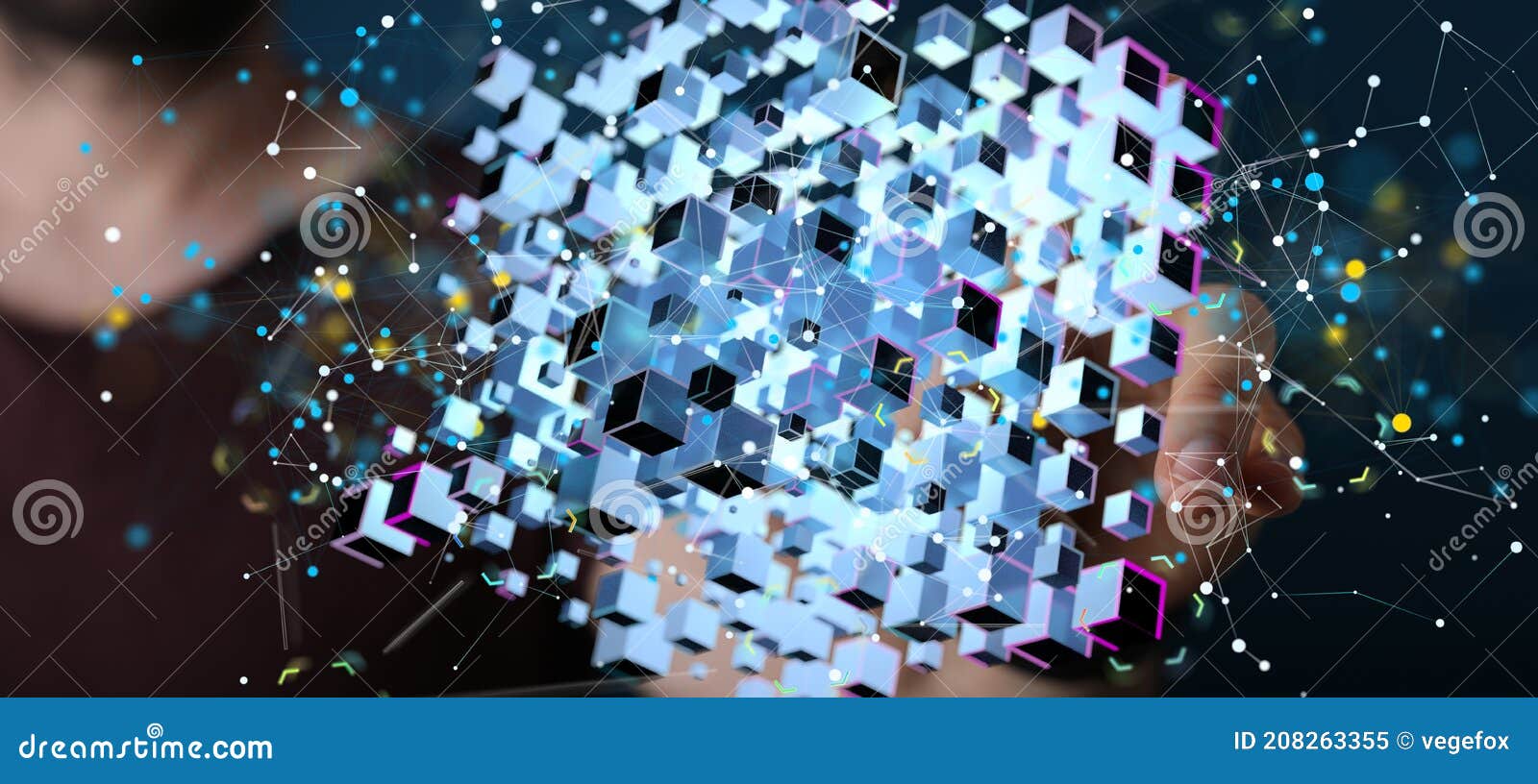 Group Of Digital Devices With Colourful Screens Royalty-Free Stock ...