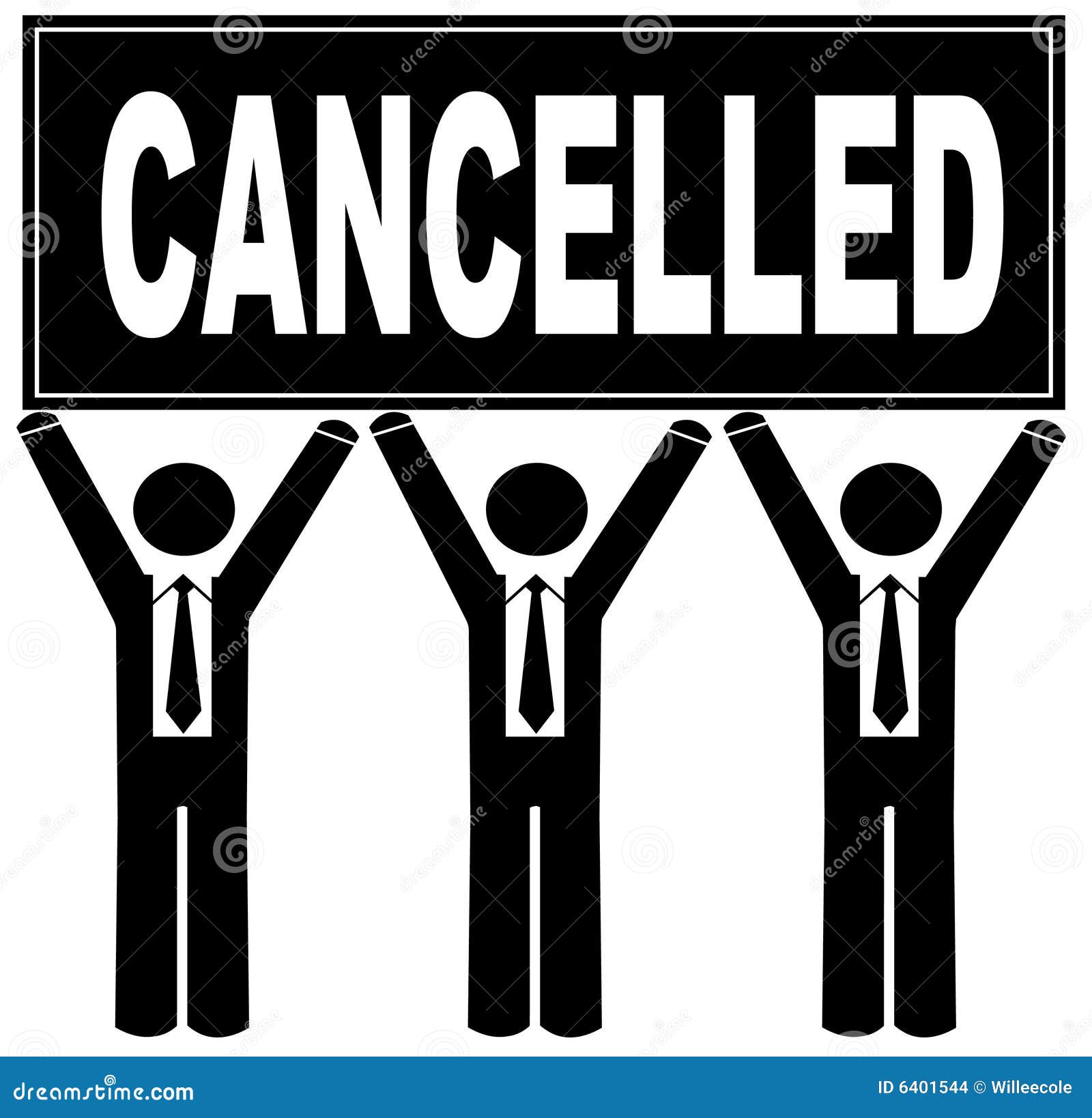 Clipart Cancelled Signs
