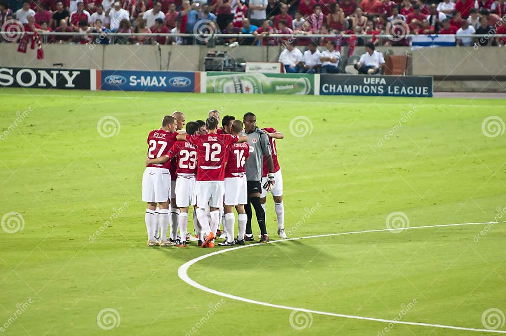 Team hug before a match editorial photo. Image of together - 15756831