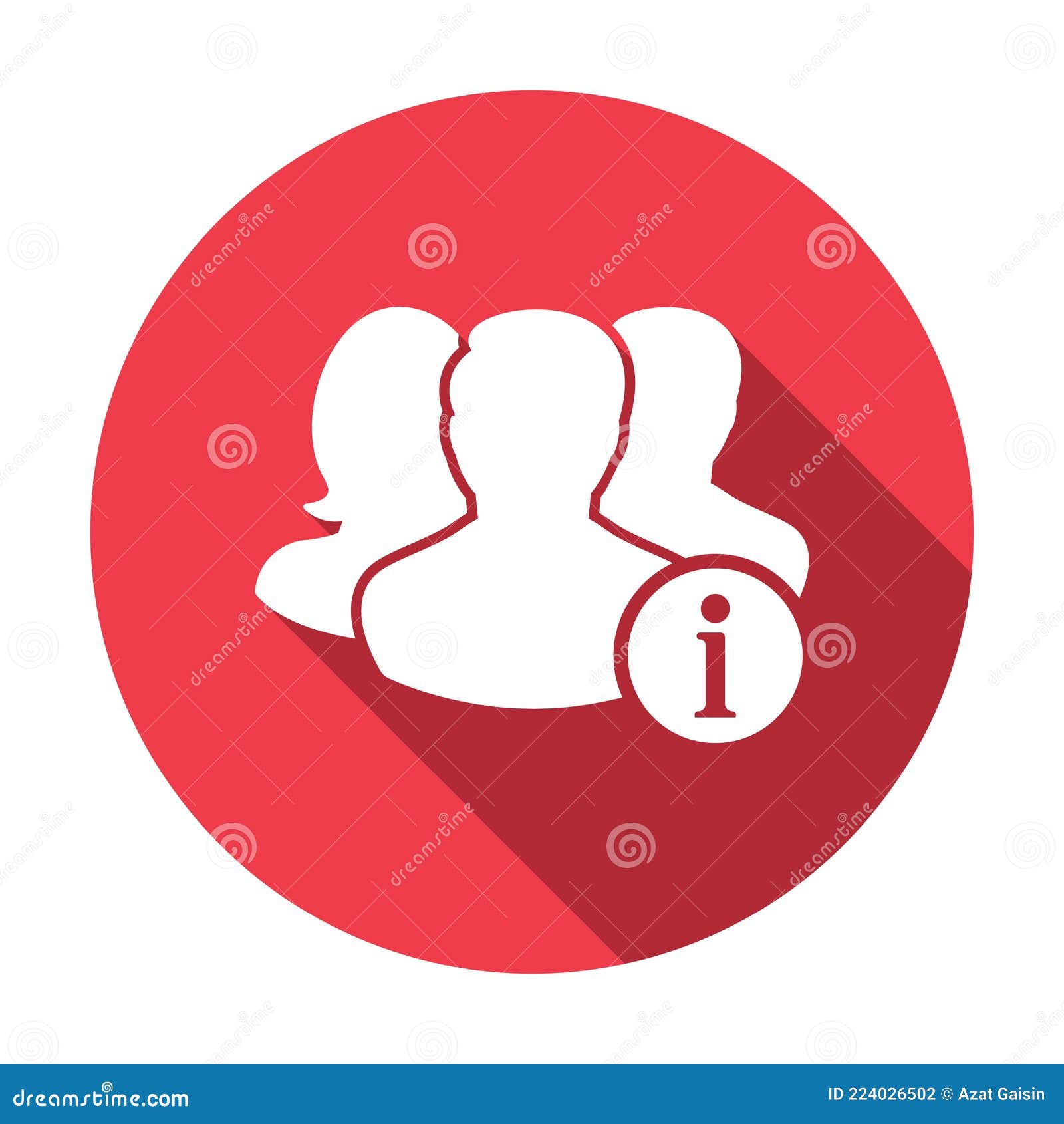 Team Icon with Information Sign. Team Icon and about, Faq, Help, Hint ...