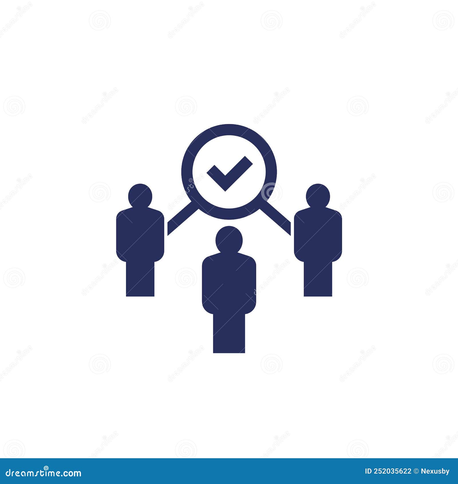 Two People With Checkmark Sign As Community Group Or Verified Team ...