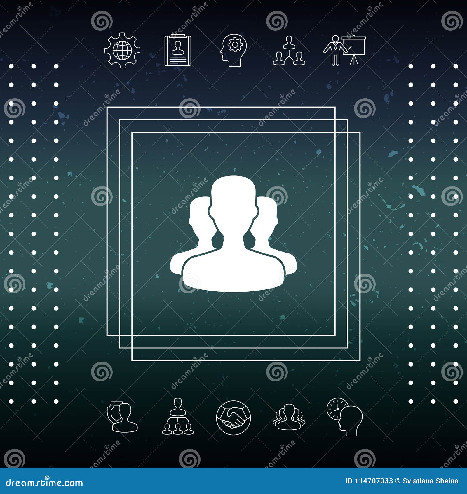 Team Icon Symbol ilustración del vector. Ilustración de teamwork ...