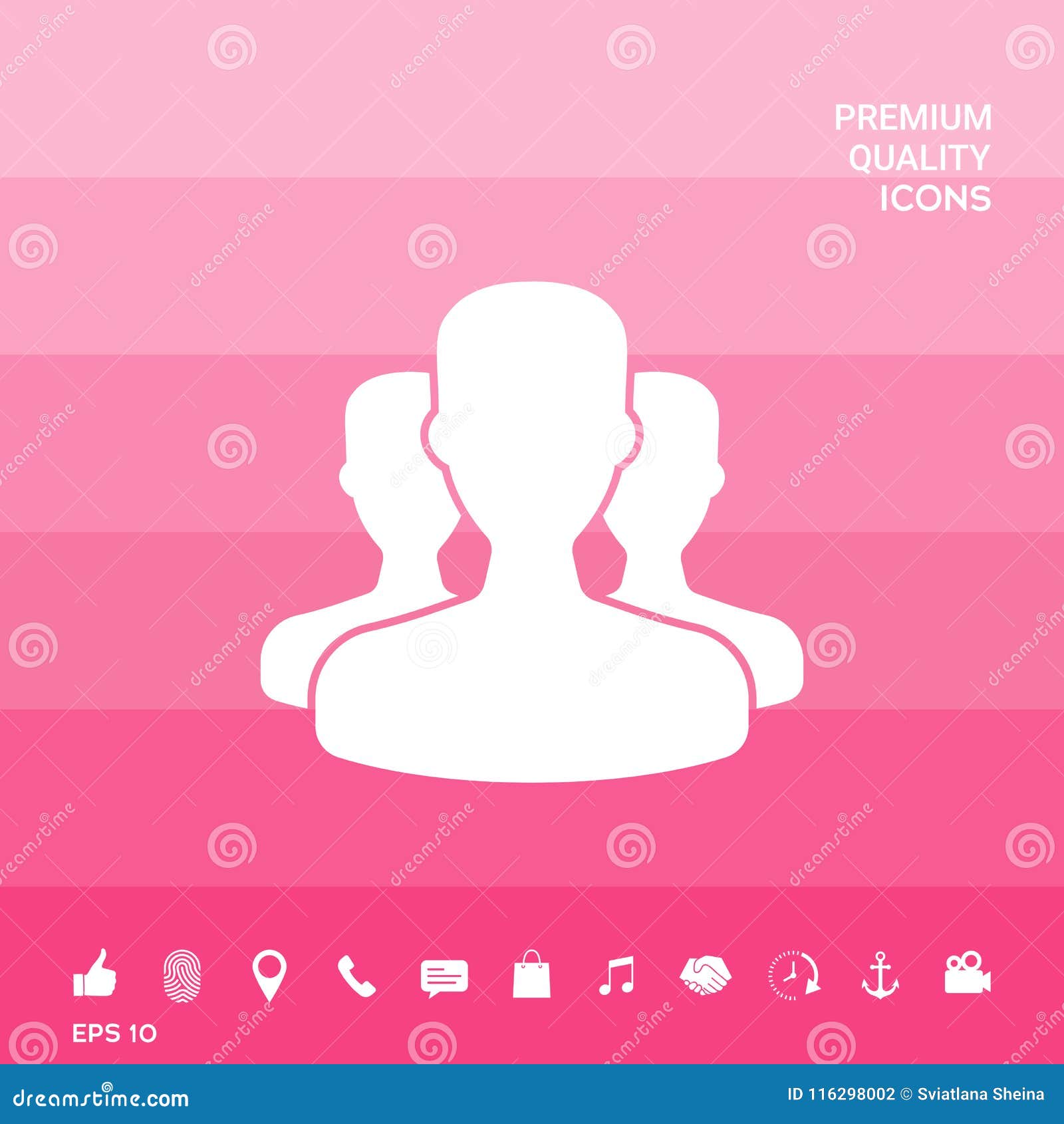 Team Icon Symbol ilustração do vetor. Ilustração de figura - 116298002