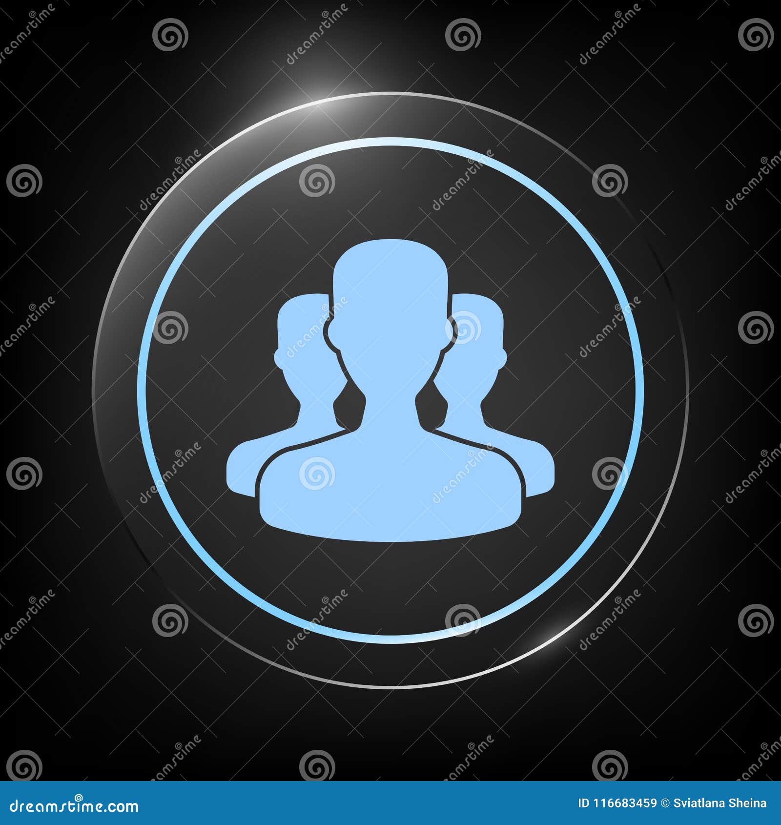 Team Icon Symbol ilustración del vector. Ilustración de humano - 116683459