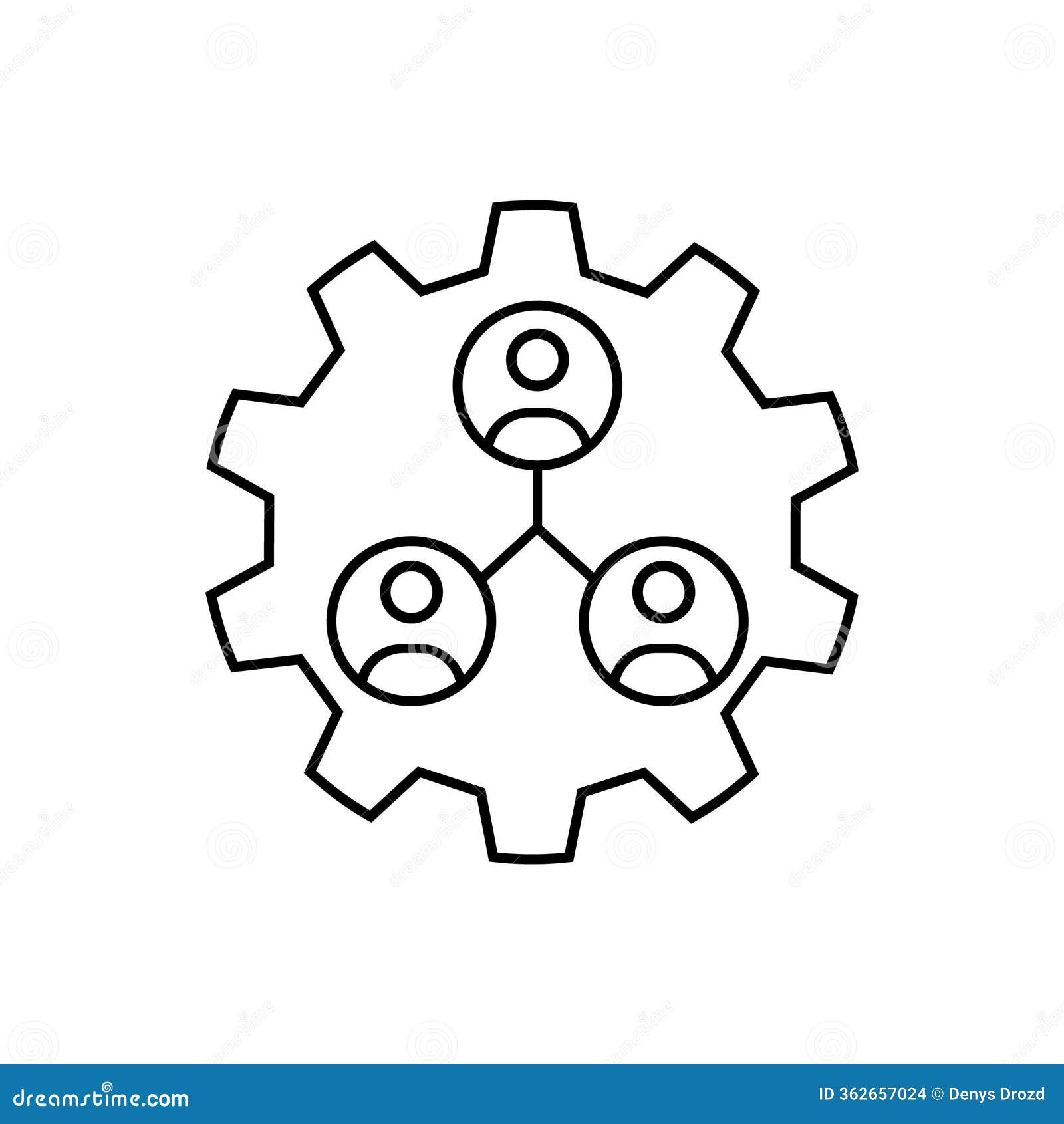 Engineer Logo Or Icon With Gears And Cog Wheels, Stylish Industrial ...
