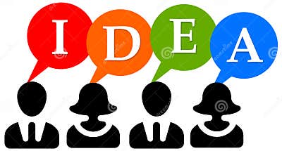 Team idea stock illustration. Illustration of analysis - 33594228