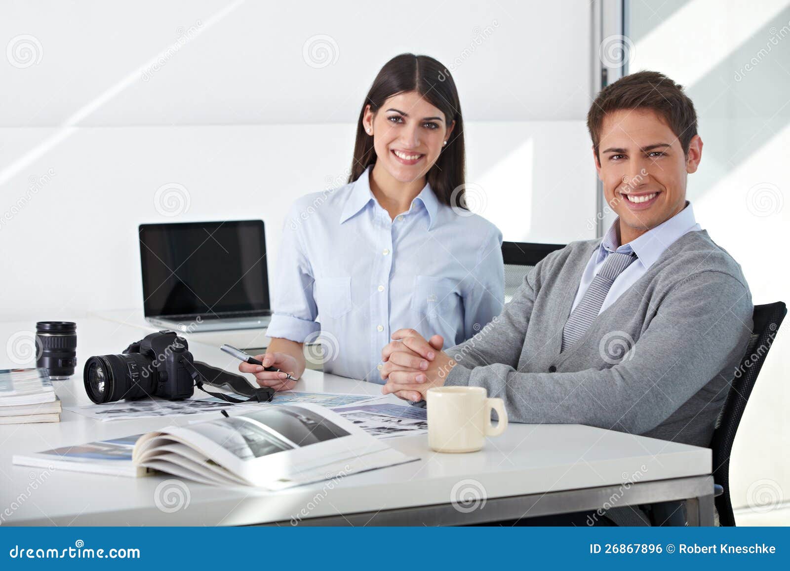 Team in Image Editing Department Stock Photo - Image of camera ...