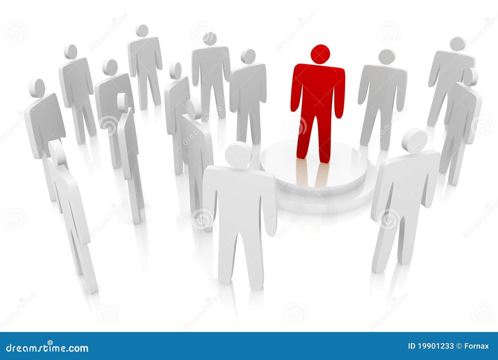 Team Individuality Concept. Stock Illustration - Illustration of ...
