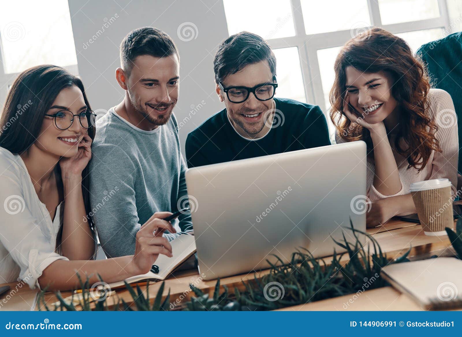 Team of innovators. stock image. Image of brainstorming - 144906991